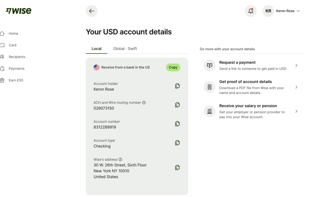 Setting Up a Wise Account in the Caribbean - Keron Rose